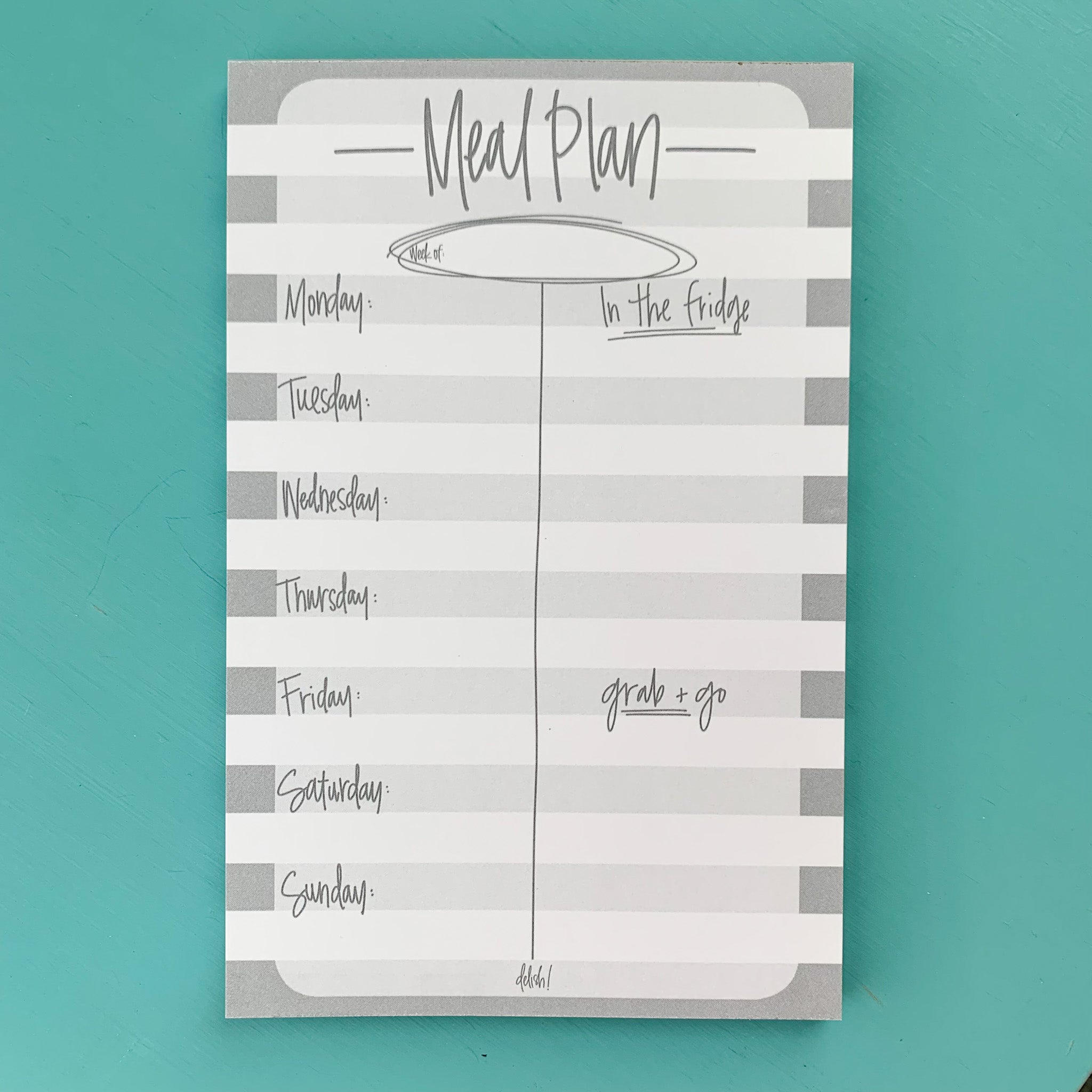 Meal Plan — Notepad – Emily Brown Designs