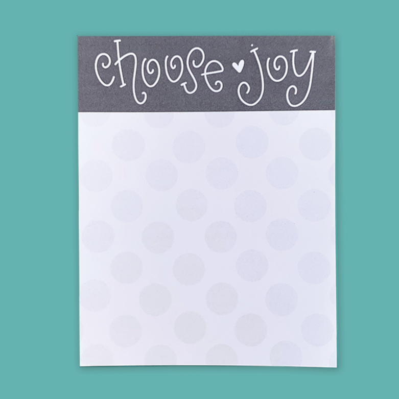 Choose Joy - Notepad – Emily Brown Designs