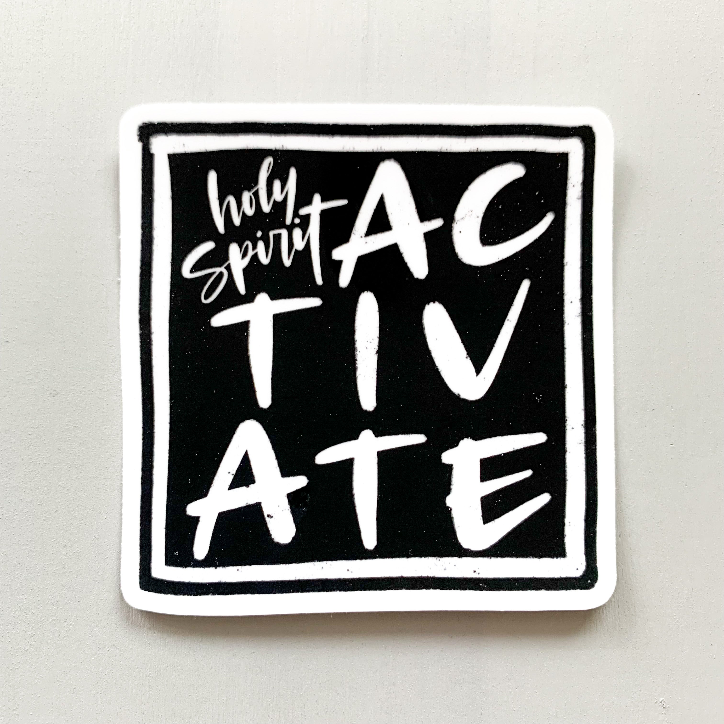 Holy Spirit ACTIVATE Sticker Emily Brown Designs holy-spirit-activate-sticker-emily-brown-designs