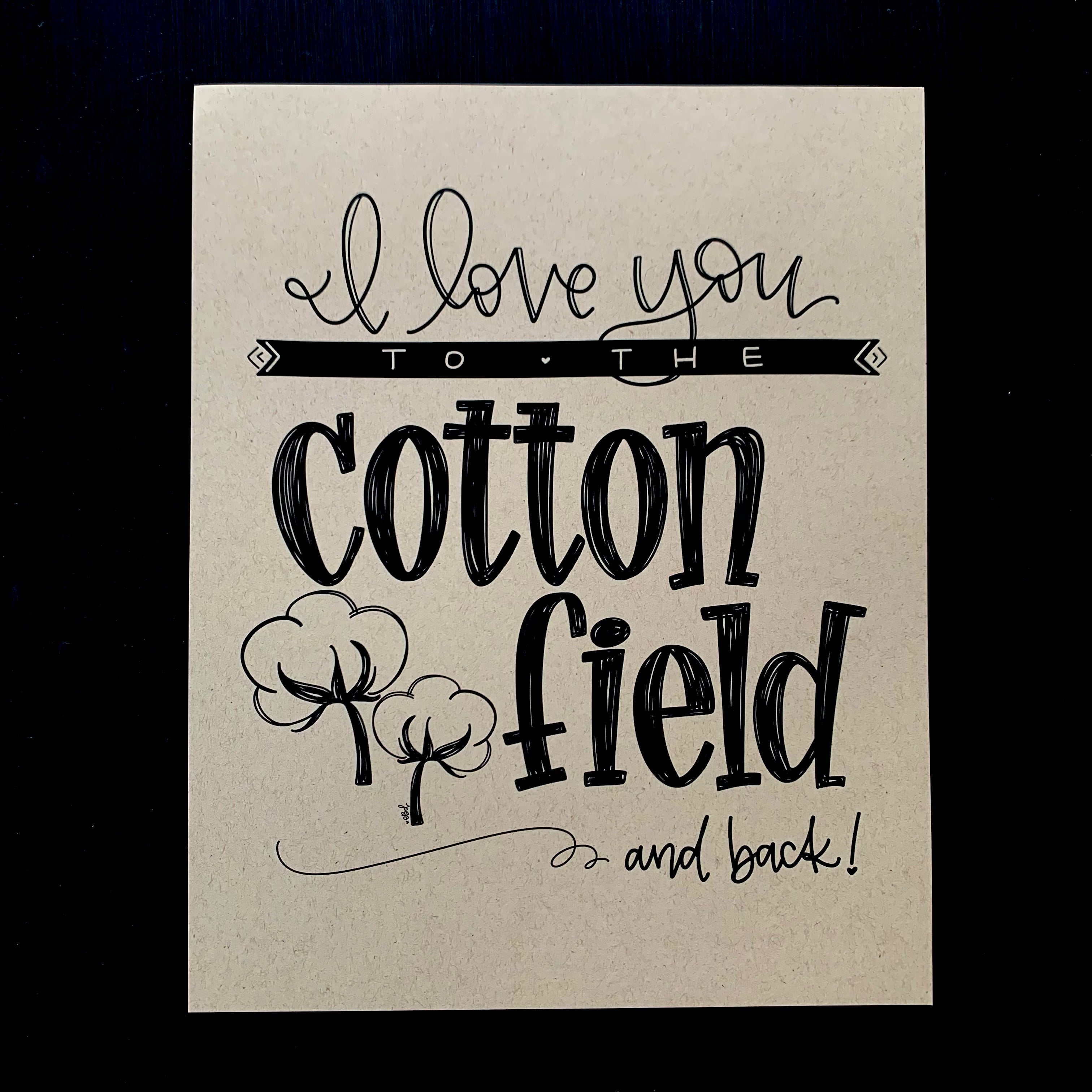 Cotton Field — Print – Emily Brown Designs